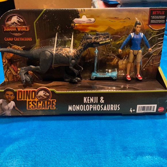 Toys | Jurassic World Human Dino Pack Kenji Monolophosaurus Action ...